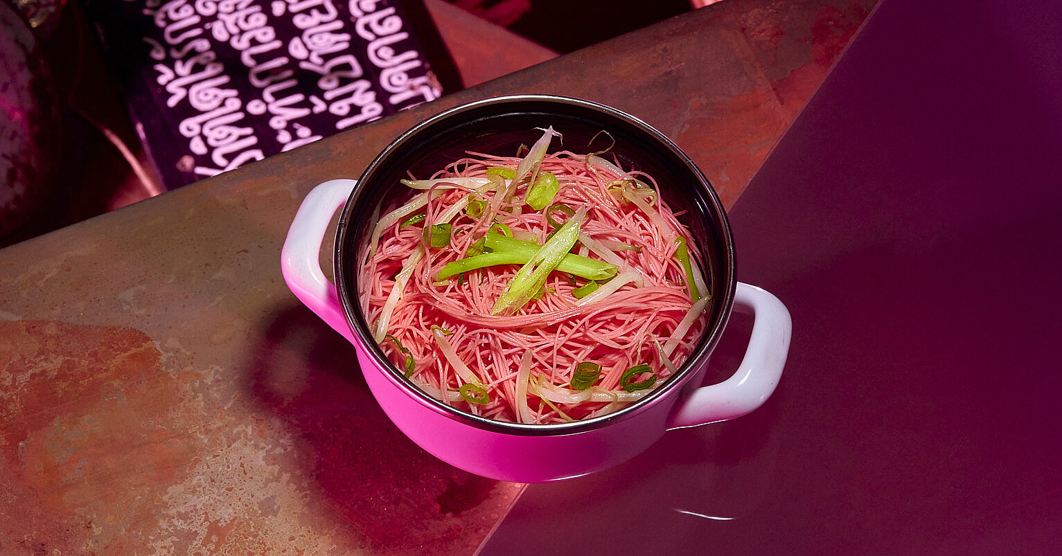 Limited Edition Pink Noodles | Thaikhun Street Food | Thai Restaurant